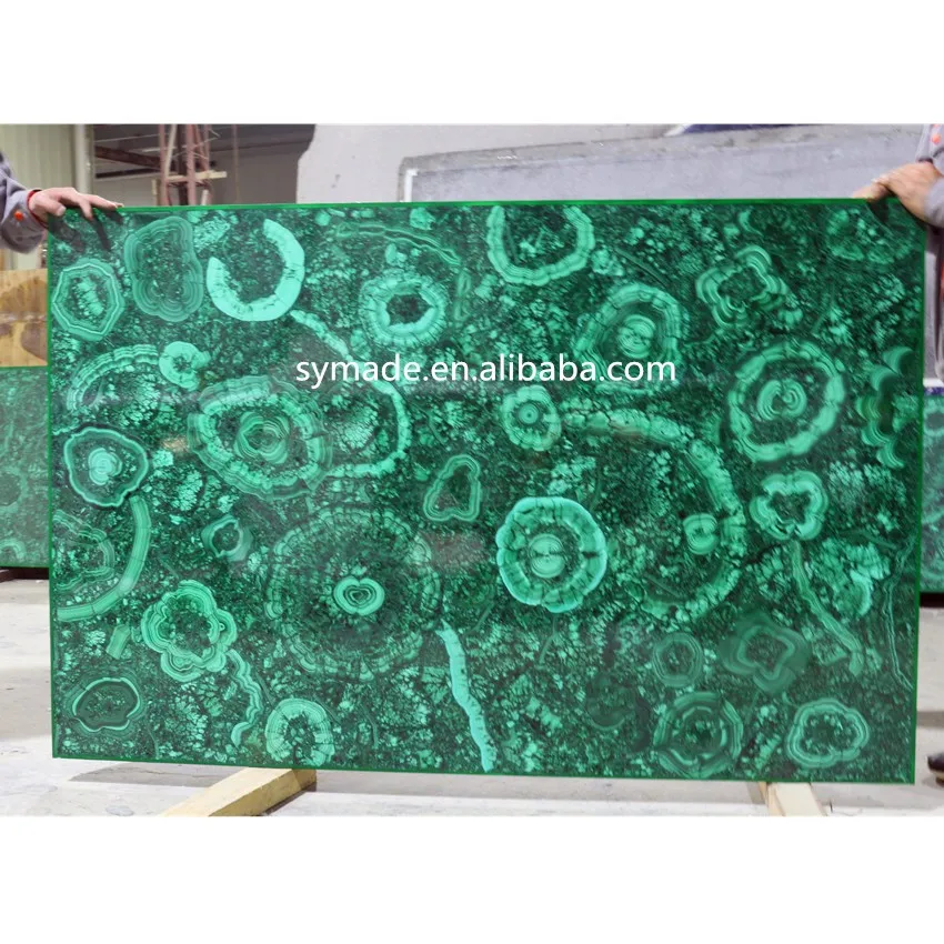 Luxury Green Malachite Slabs for Interior Decoration