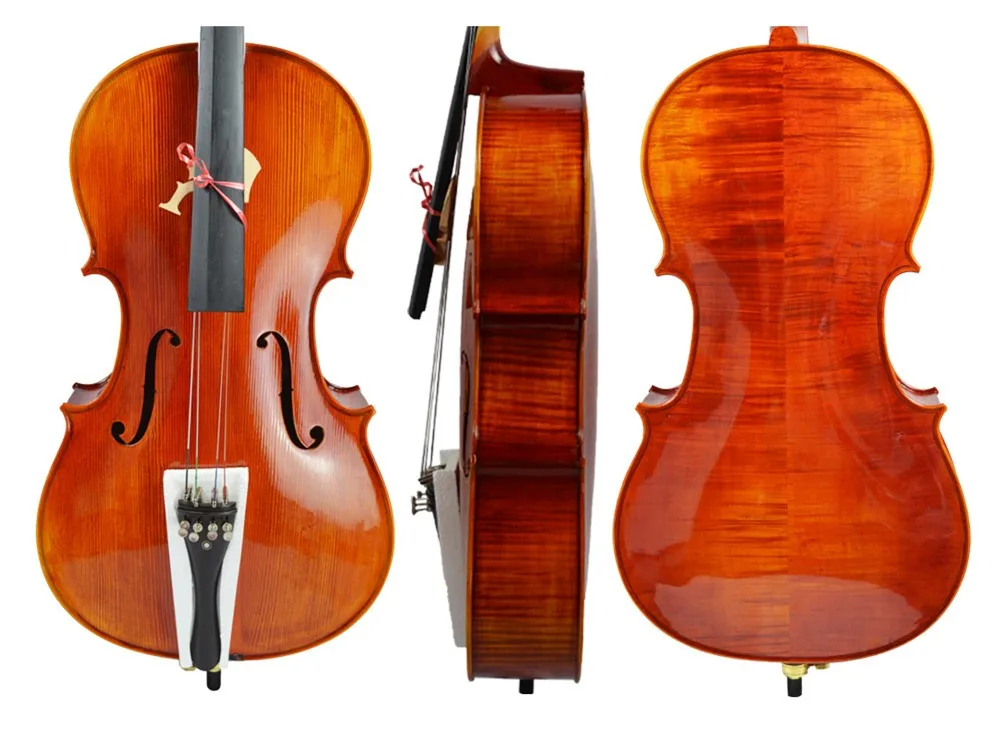 Professional Natural Flame Handmade Cello Made in China
