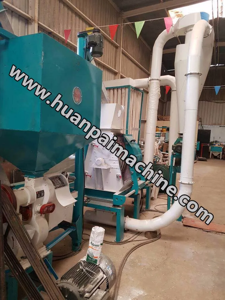 Installed In Zambia For Breakfast Meal Of 30t/24h Maize Milling Plant ...