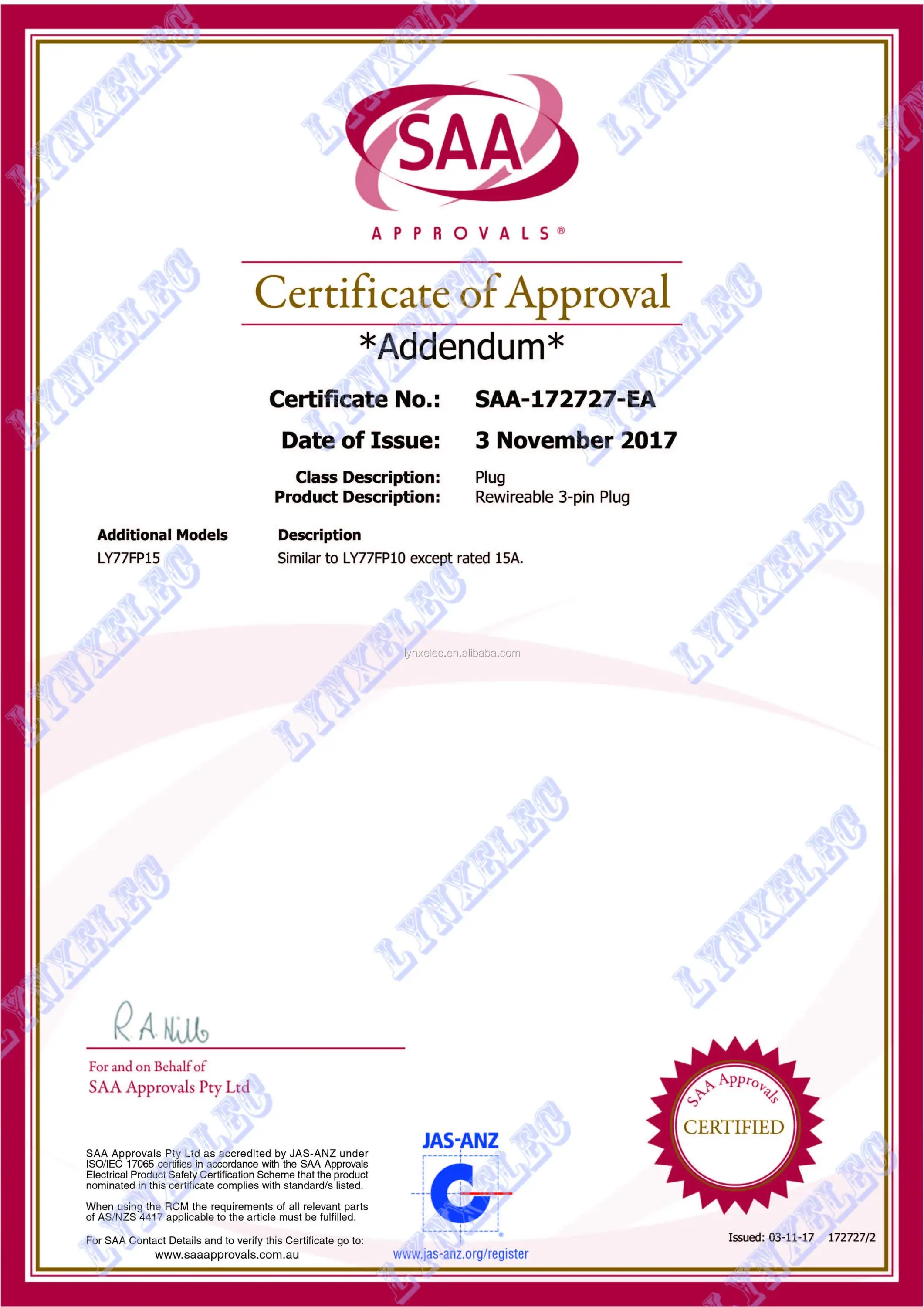 Australia New Zealand Saa Approved Clipsal Saturn Type Electrical ...