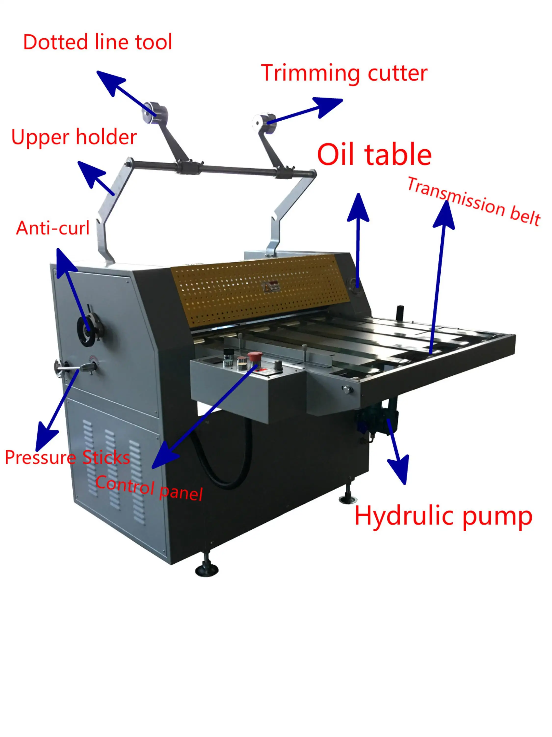 Swfm720a Hydraulic Short Cycle Melamine Oil Heater Paper Laminating Hot ...