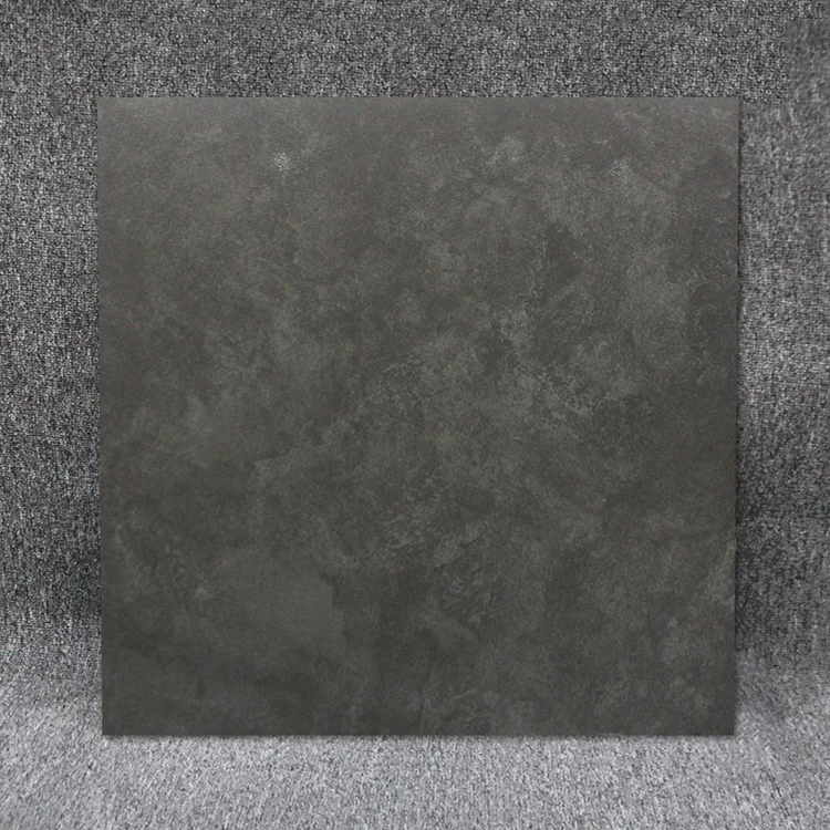 Rustic Look Square Black Gray Matte Finish Floor Tiles High Quality ...