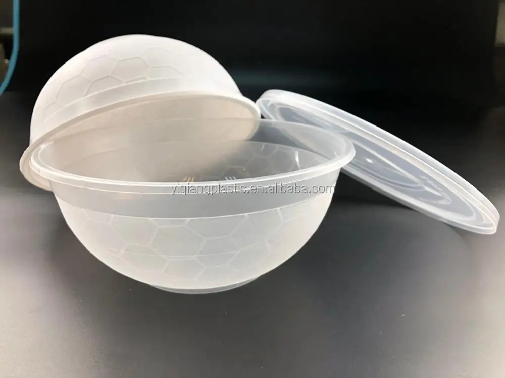Fda Pp Clear Round Disposable Food Packaging Rice Bowl - Buy Disposable ...