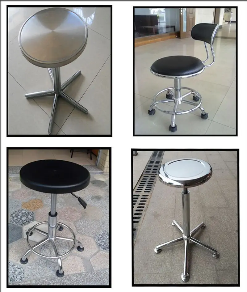 Multiple Color Adjustable Height Movable Stainless Steel Frame Lab ...