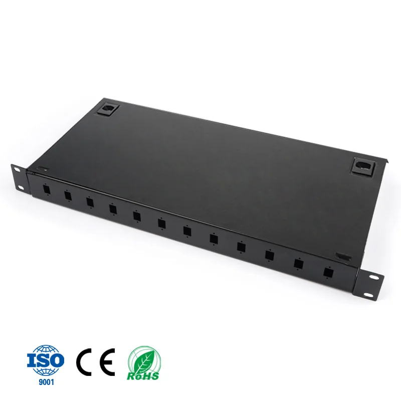 6/10/12/14/36 Sc Port 1u Rack Mount Optic Fiber Terminal Box Patch ...