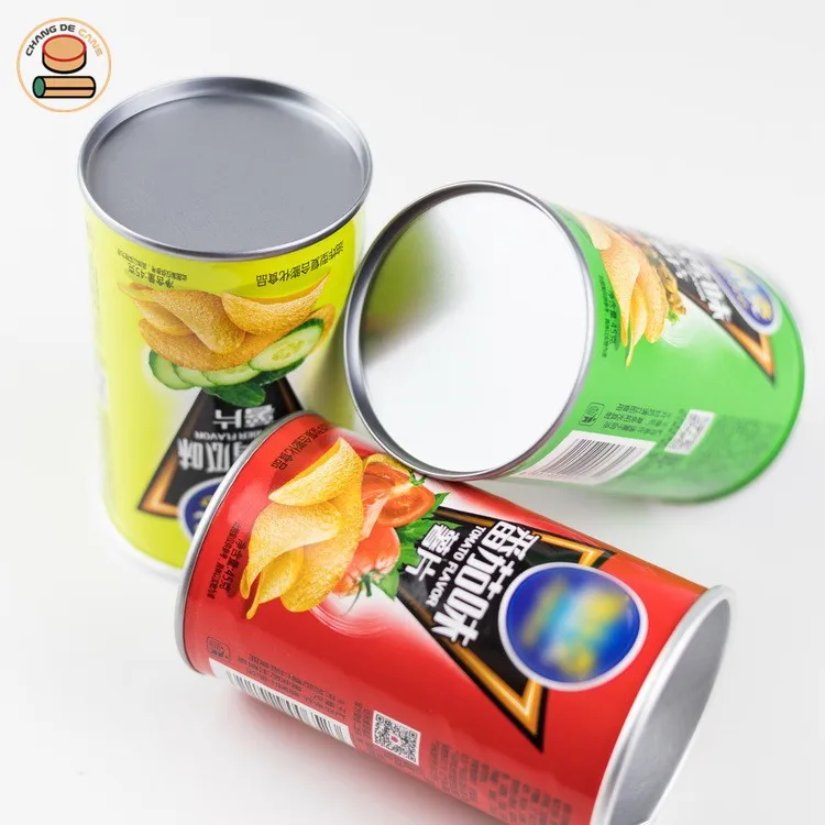 Paper Tube Packaging for Puffed Food - Customizable