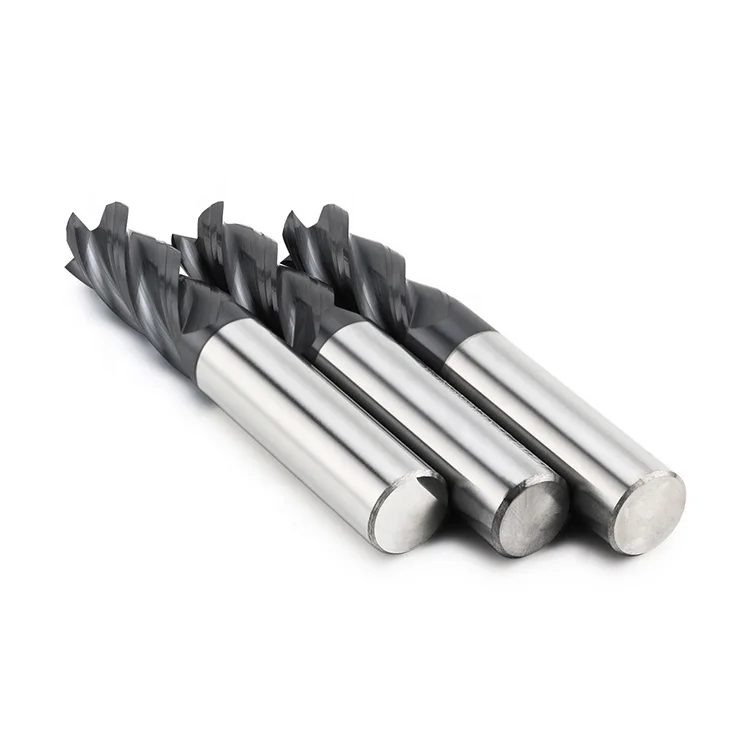 Stainless Steel4 Flute Tisin Coating Endmill Cutter Special Variable ...