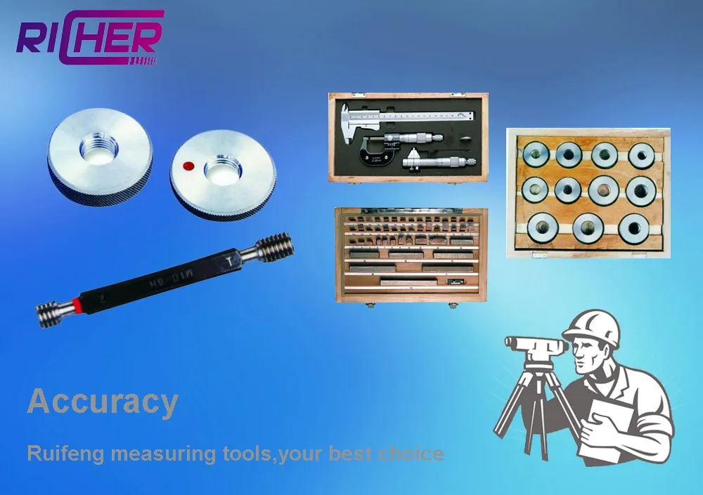 High Accuracy Pin Gauges Set Measuring Tools Set Thickness Measurement ...
