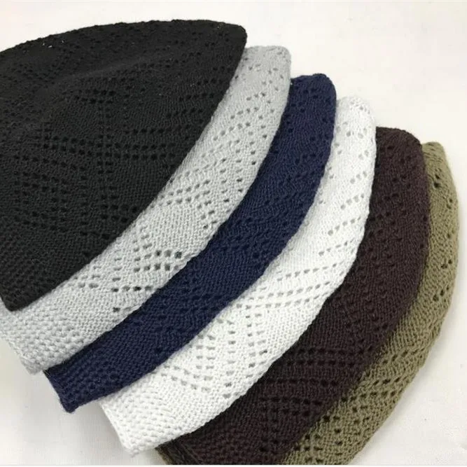 Muslim Crochet Hat Cotton Knitted Prayer Hats China Wholesale Muslim ...