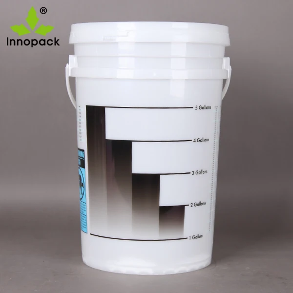 25 Liter/6.5 Liter Verf Plastic Emmer Met Deksel Plastic Emmer Voor ...