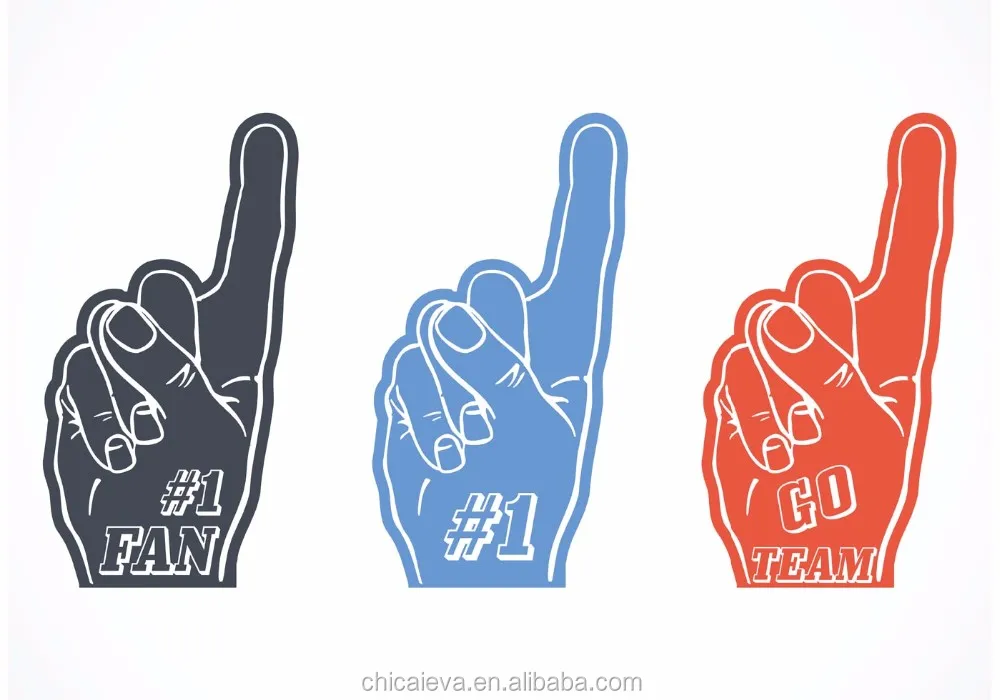 Foam Fingers Cheerleading Foam Hand For Sports Events And Parties - Buy ...