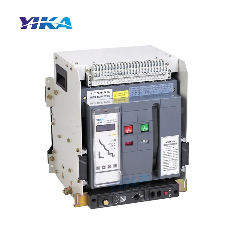 YIKA ACB 1000A 1250 Amp 2000 Amp Intelligent Conventional Air Circuit ...