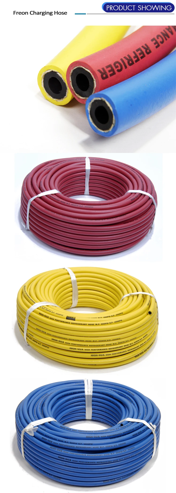 R134a Refrigerant Freon Rubber Hose for AC - Durable & Efficient