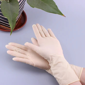 Wholesale 9' And 12' Skin Color Latex Gloves Disposable Latex Gloves ...
