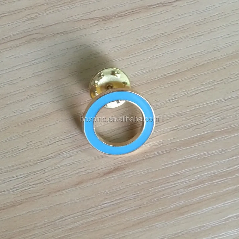 Standard Blue Circle World Diabetes Day Medical Pin Badge