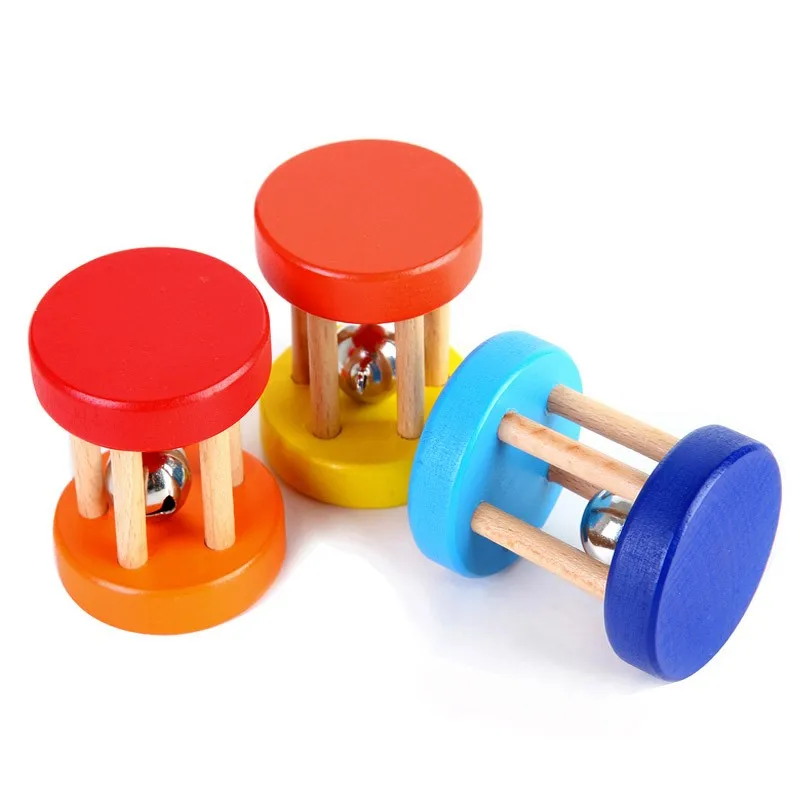 Wooden Mini Hand Bell Toy For Baby Playing - Buy Wooden Bell For Baby ...