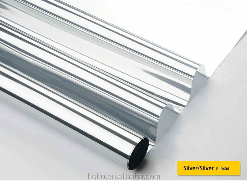 1.52x30m Silver Mirror Effect Window Tint - Privacy & Style