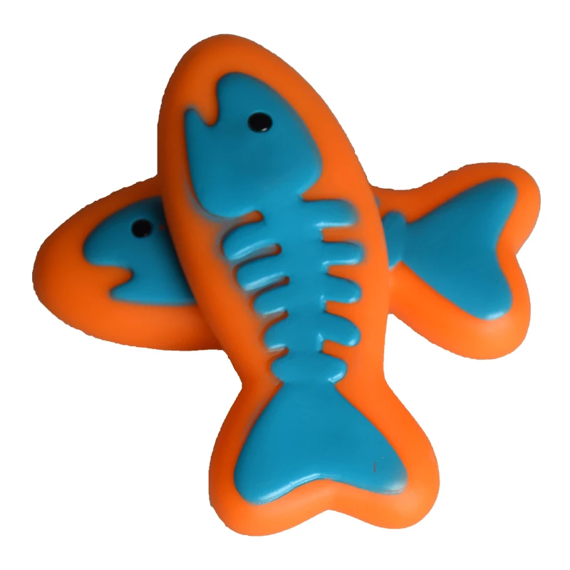 Cute Fish Shaped Non Toxic Sound Squeaky Dog Toy - Buy Squeaky Frog Pet ...