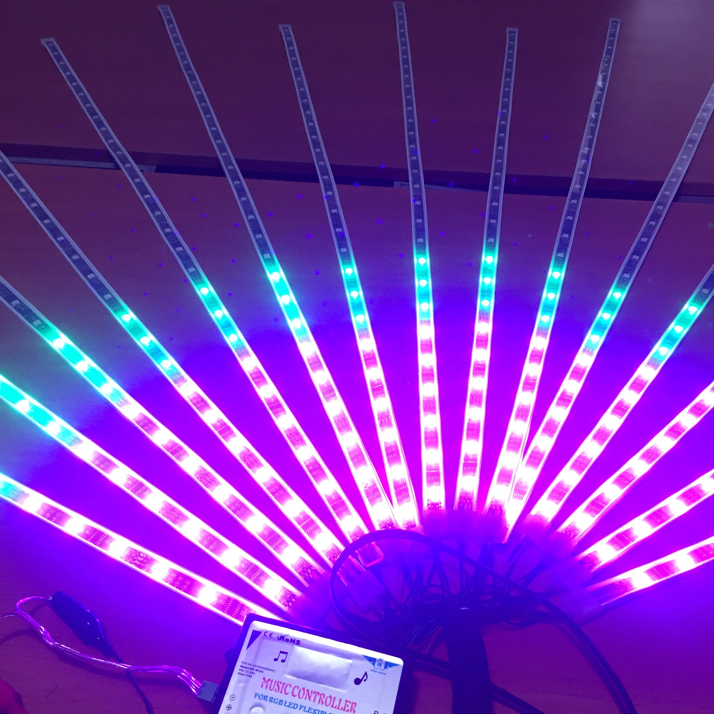 DMX 5050 Digital LED Rigid IC Strip Bar Dance Floor Light