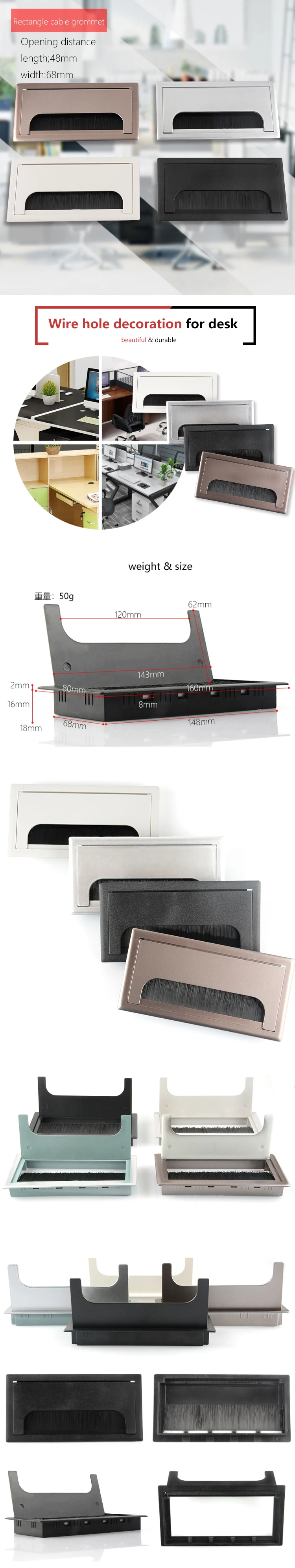 Table Socket Desk Brush Cable Grommets For Desks - Buy Cable Grommets ...