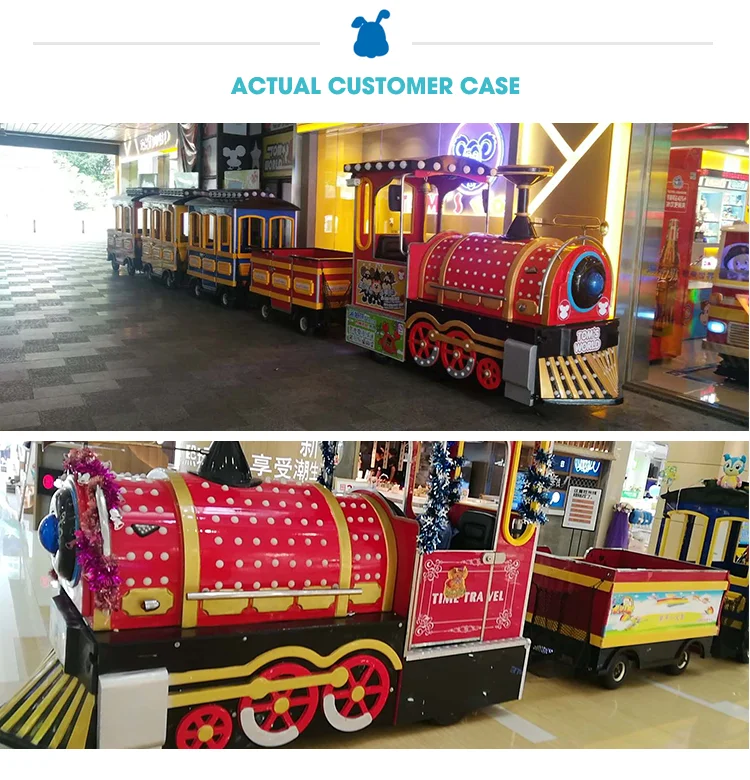 Kids Mall Train Rides Trackless Train Kiddie Ride For Sale - Buy Kids ...