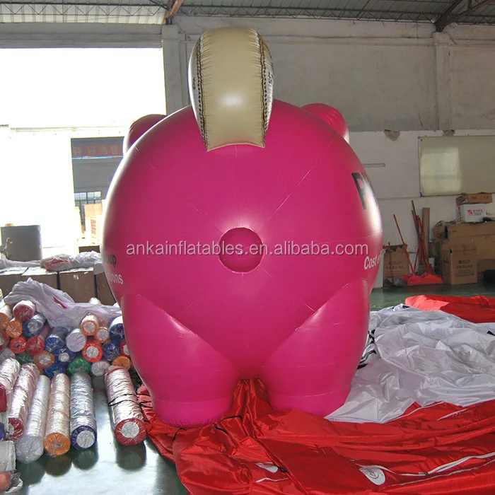 Giant Inflatable Pig Helium Balloon,Inflatable Flying Pig Pink Balloon ...