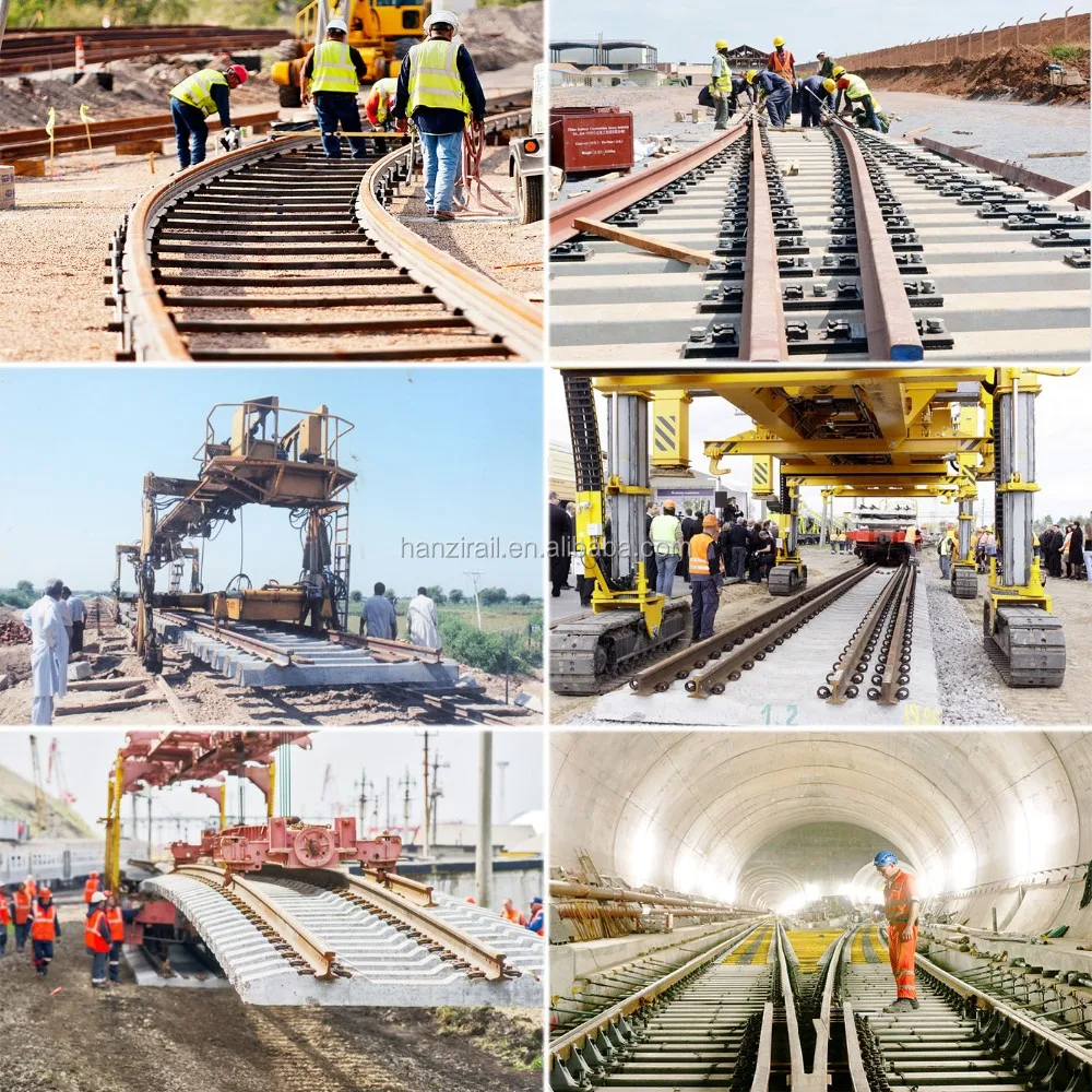 DIN536 Crane Rails A55 A65 A75 A100 A120 Steel - High-Strength Solution ...