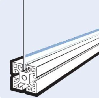 Automatic Safety System Accessories Plastic Profile Extruded T-slot T ...