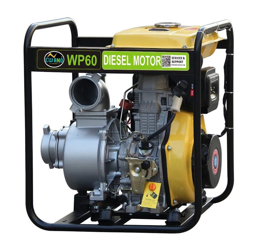 Dp60 Electric Start With Big Fuel Tank 6 Inch Diesel Water Pump - Buy 6 ...