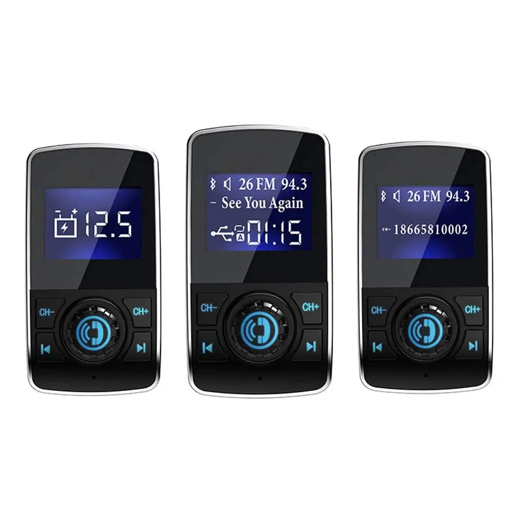 HY68 Car Bluetooth FM Transmitter - Versatile Audio Player