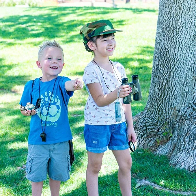 Kids Outdoor Backyard Exploration Kit (7 Pieces) Explorer Adventure ...
