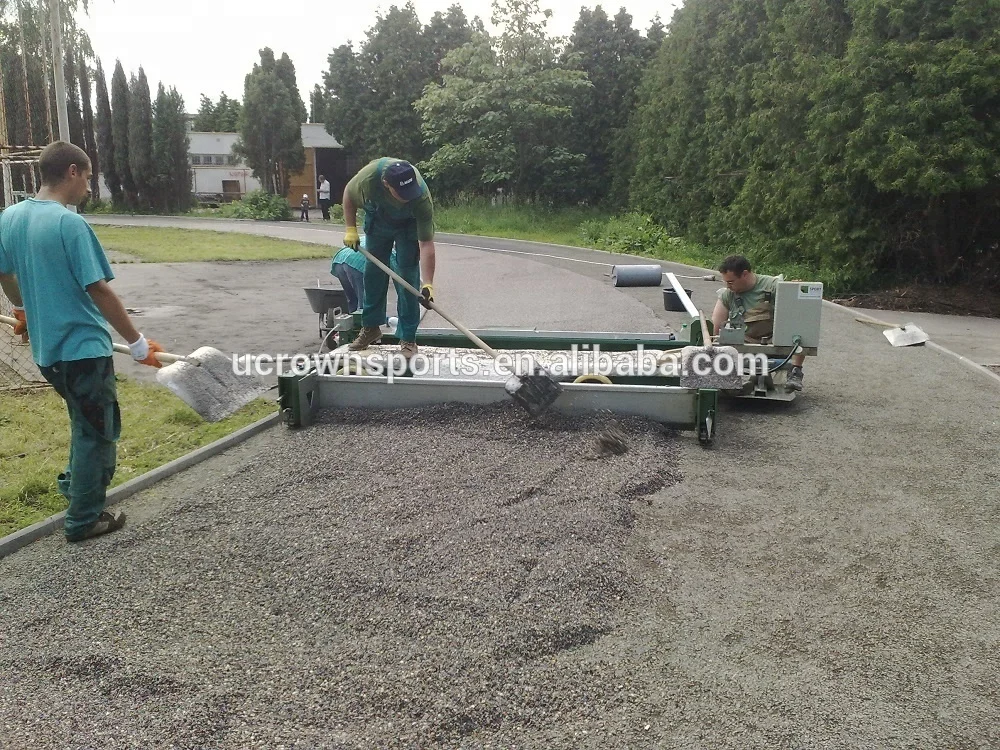 U-crown Paver Machine - Efficient Installation of Sports Surfaces