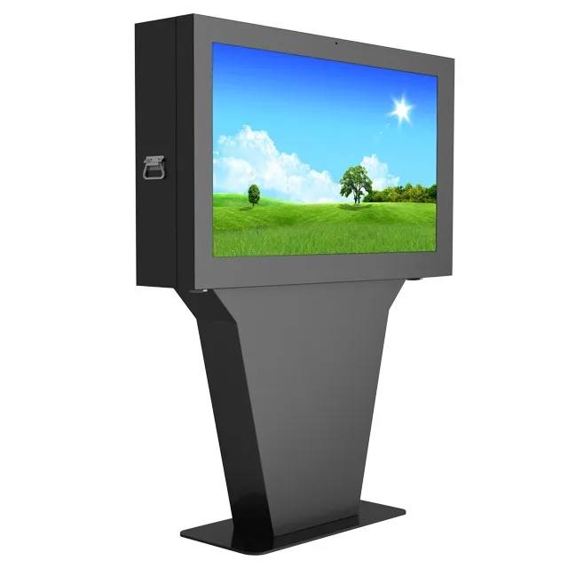1500 Nits Advertising Wall-mounted 32in Outdoor Monitor With Sensor ...