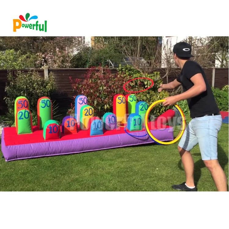 Outdoor Team Building Inflatable Throw the Circle Toss Ring Sport Games ...