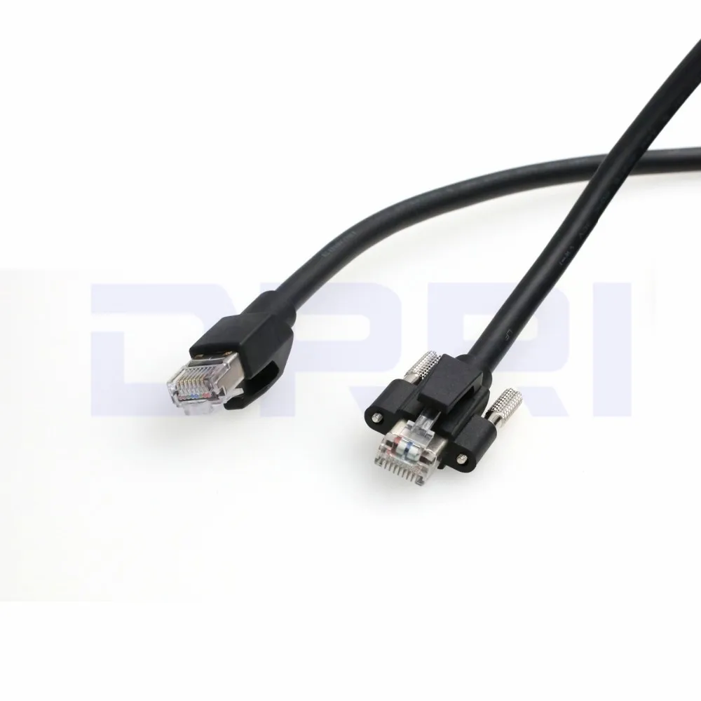 Gige Cat 6 S/stp Drc With Rj-45 Horizontal Locking Screws Data Cable ...