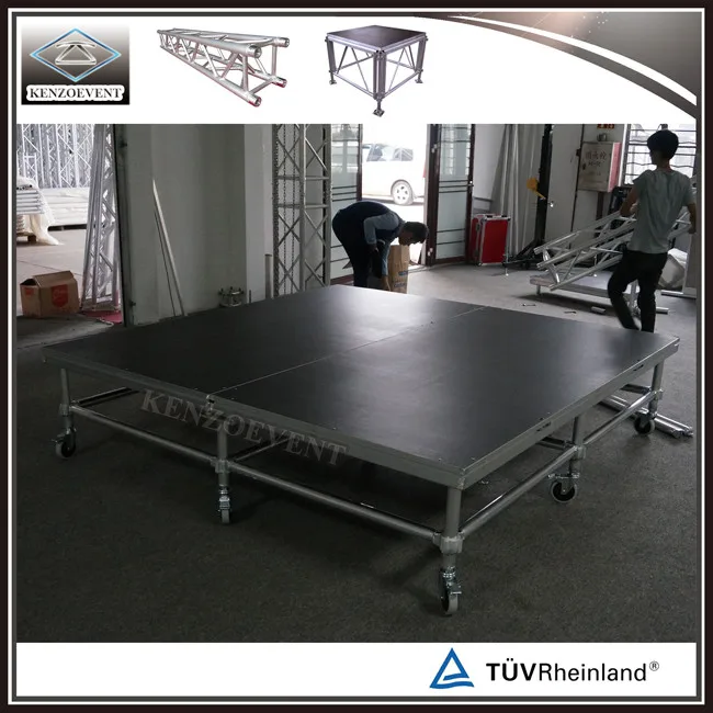 Aluminum Rolling Drum Risers White Acrylic Stage On Sale - Buy Rolling ...