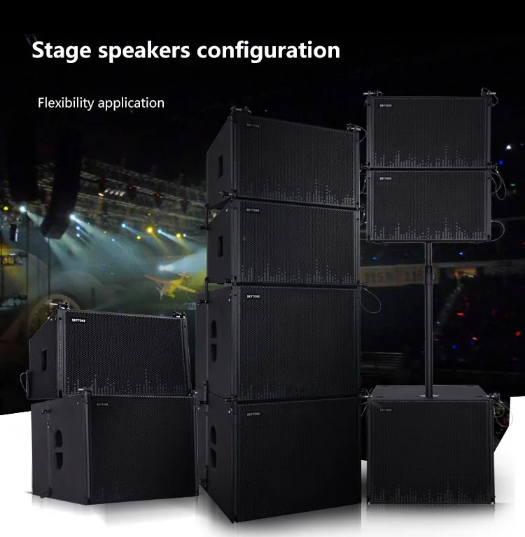 Cheap 12 Inch Line Array Concert Speakers - Professional Quality