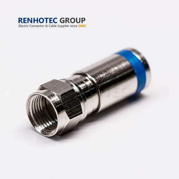 Waterproof Coaxial Connector Compression Ppc Ex6xl Rg6 F Connector ...