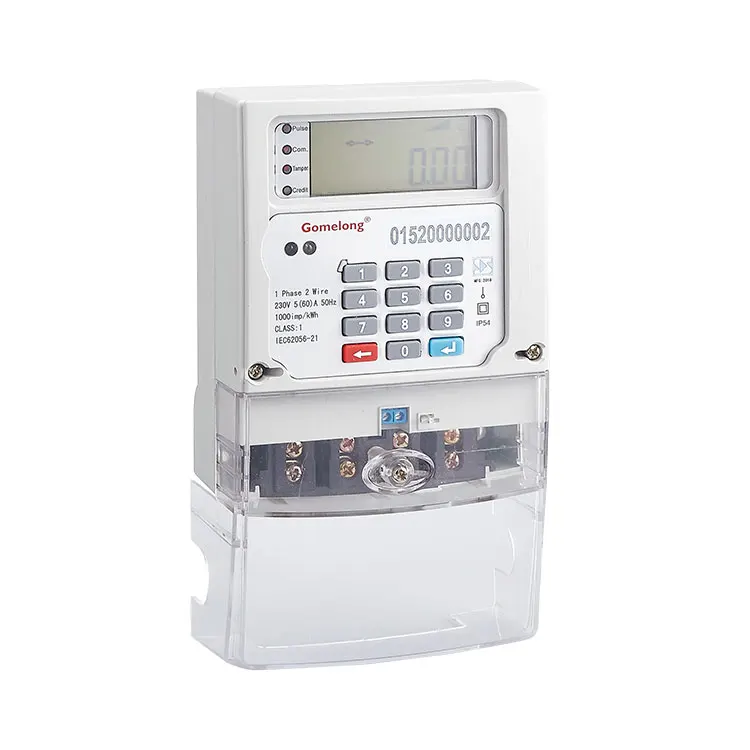 Cheap Price Ddsy5558 Single Phase Keypad Prepaid Meter With Free ...