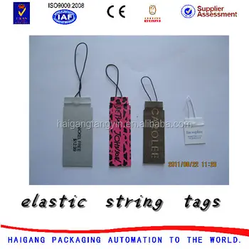 Elastic String Tag,Price Tag,Price Display Hang Tag - Buy String ...