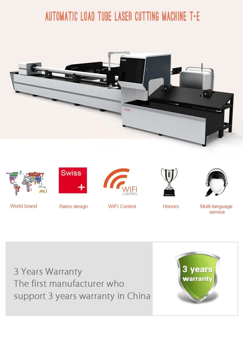 Top Sales From Bodor Laser 500w 1000w Ipg Cnc Tube Fibre Laser Cutting ...