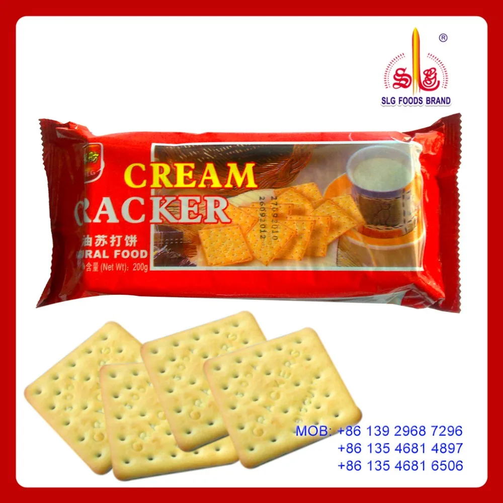200g Delious Cream Cracker Biscuit Cookies - Buy Biscuit,Cream Cracker ...