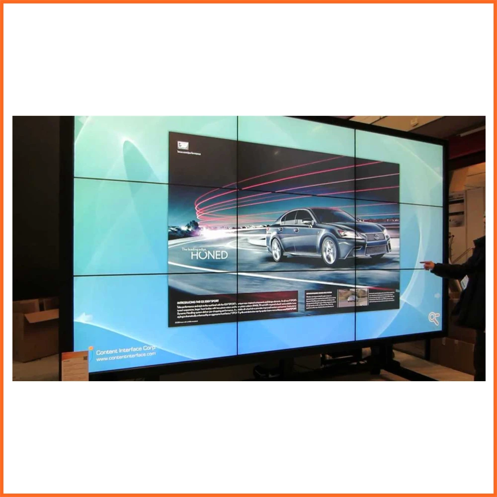3x3 46 Inch Lcd Video Wall With Controller Hd 3840*2160 - Buy Narrow ...