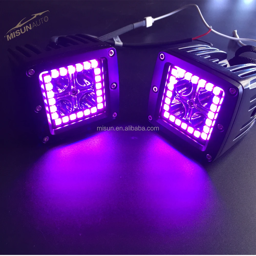 New Arrival 16w 3" Rgb Offroad Led Work Light,12v 24v 18w Led Work ...