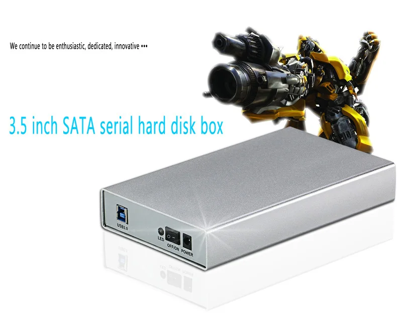 Blueendless Hdd Box Sas Aluminum 3.5inch Usb2.0 Inic1618 Sata Hdd ...