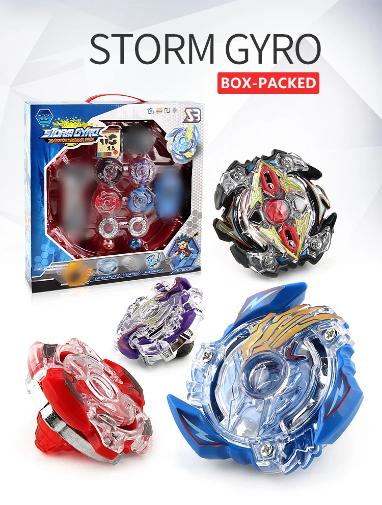 Original Metal Beyblades Set 4d Spinning Battle Bayblades Toys With ...