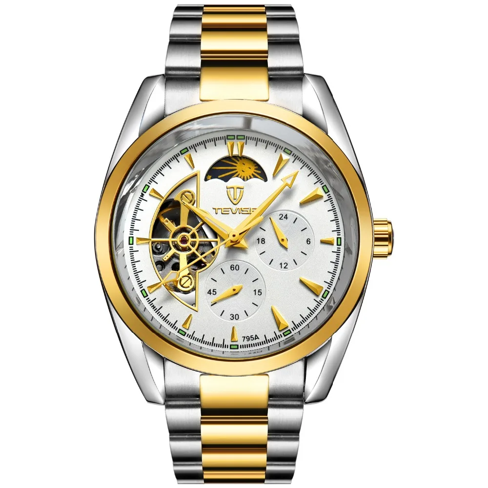 Cheap Mens Waterproof Wrist Tourbillon Automatic Mechanical Movement ...