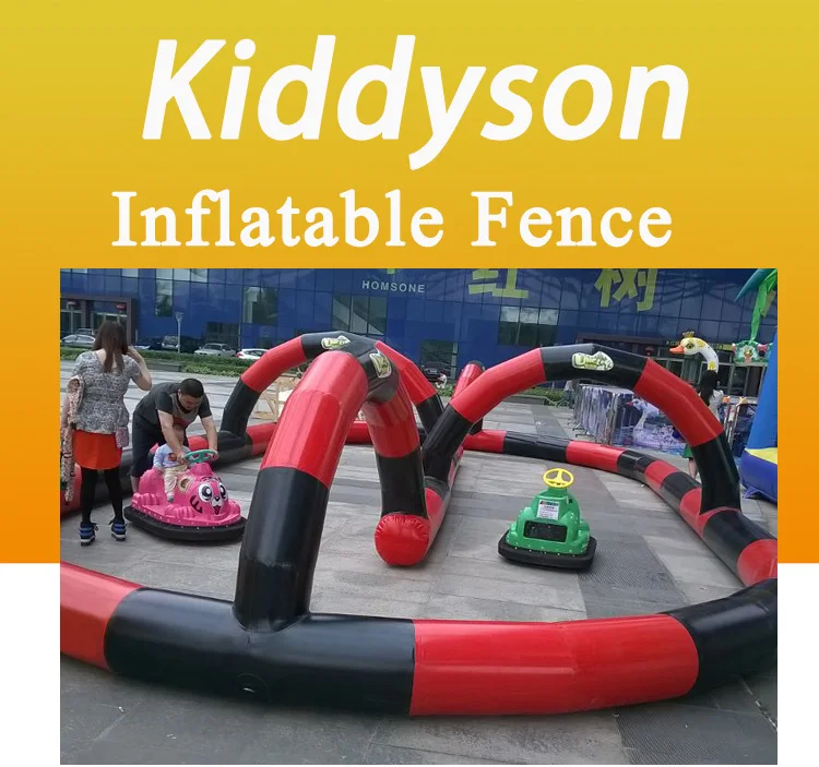 Thicken the Inflatable Barrier, Bumper Car Fence for Safety