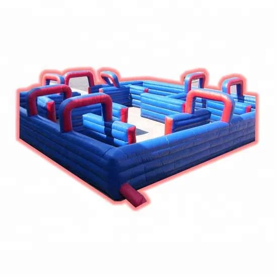 Grote outdoor volwassen obstakels laser tag opblaasbare doolhof ...