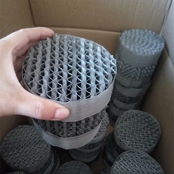 Pure Nickel Metal Wire Mesh Gauze - Structured Packing